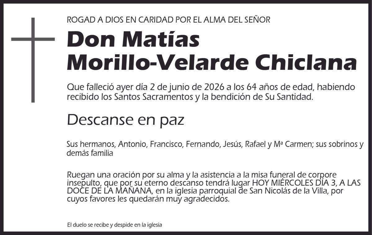 Matías Morillo-Velarde Chiclana