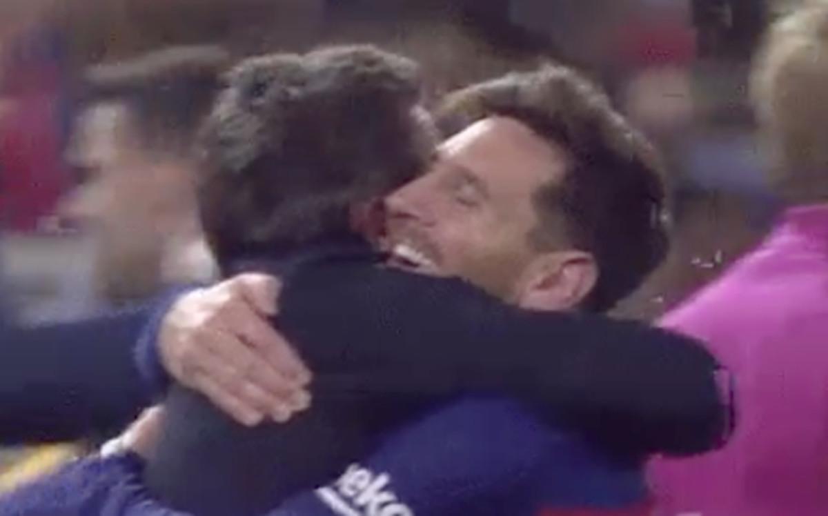 Luis Enrique Messi El Abrazo Más Emotivo En La Final De Copa