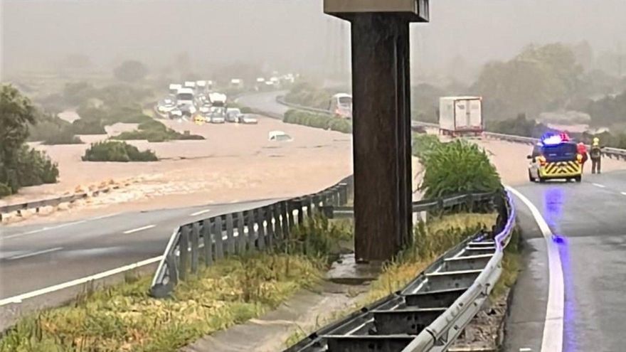 Cortado El Tráfico De Castellón A Tarragona Por La N 340 A Causa De La