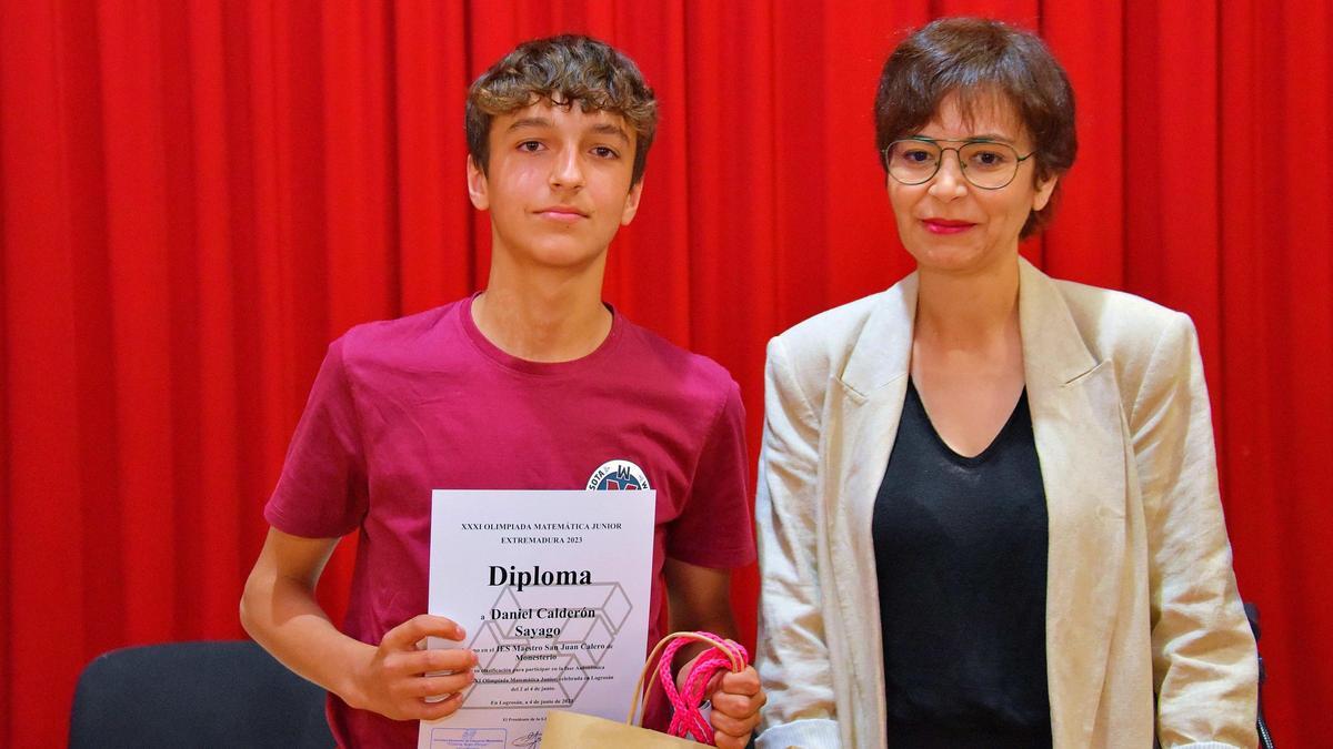 Daniel Calderón, del IES Juan Calero de Monesterio, distinguido en la ...