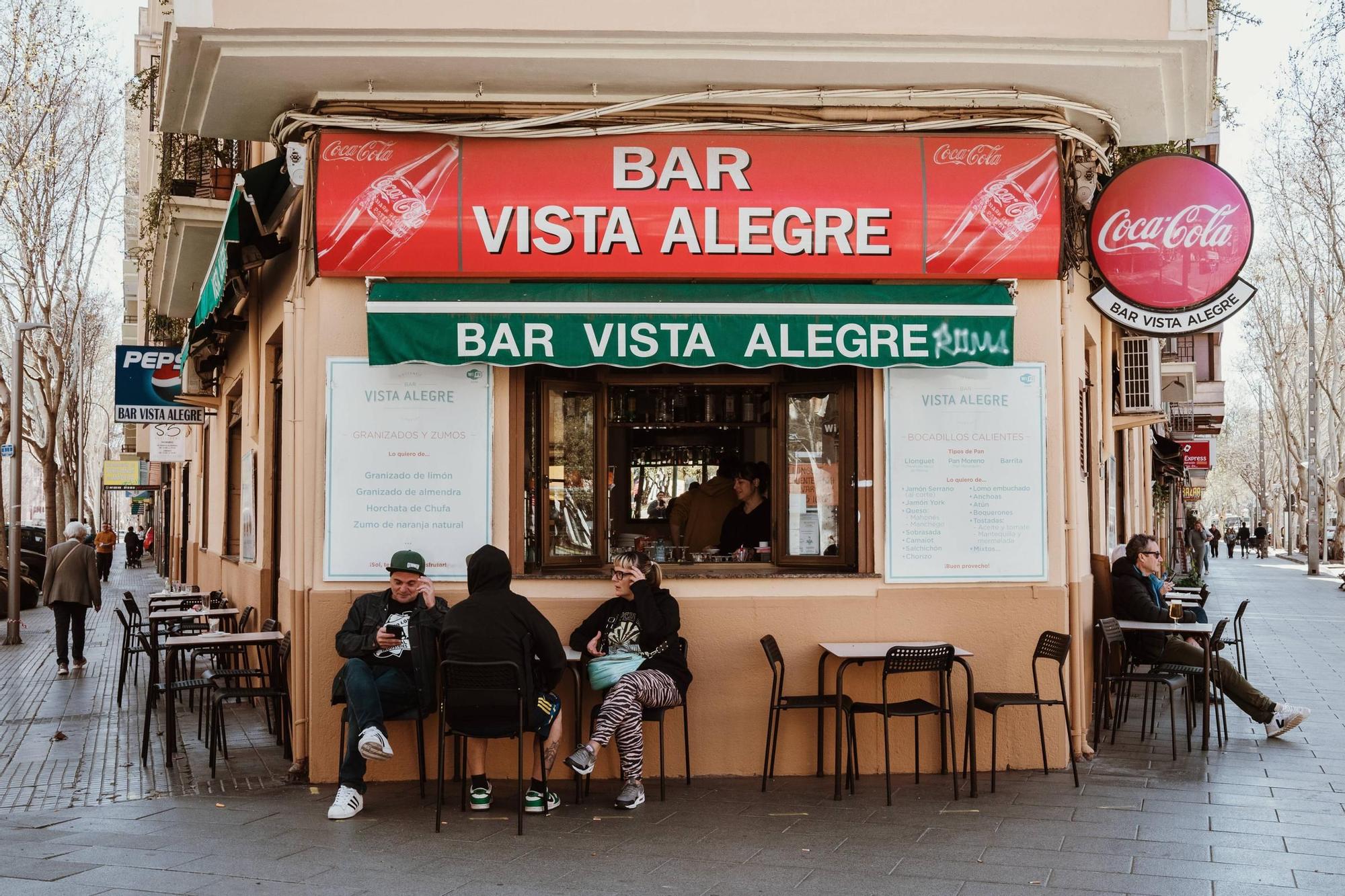 Así es el bar Vista Alegre, punta de lanza en el barrio de Bons Aires ...