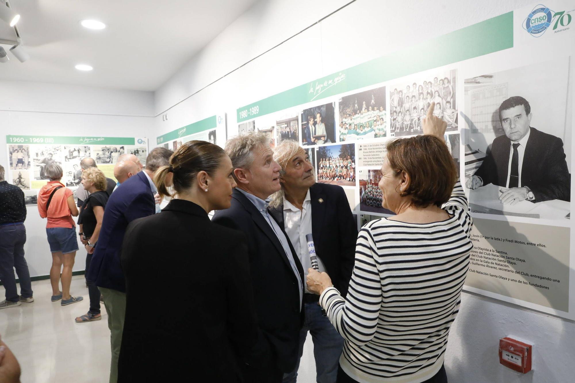 El Club de Natación Santa Olaya rememora sus 70 años