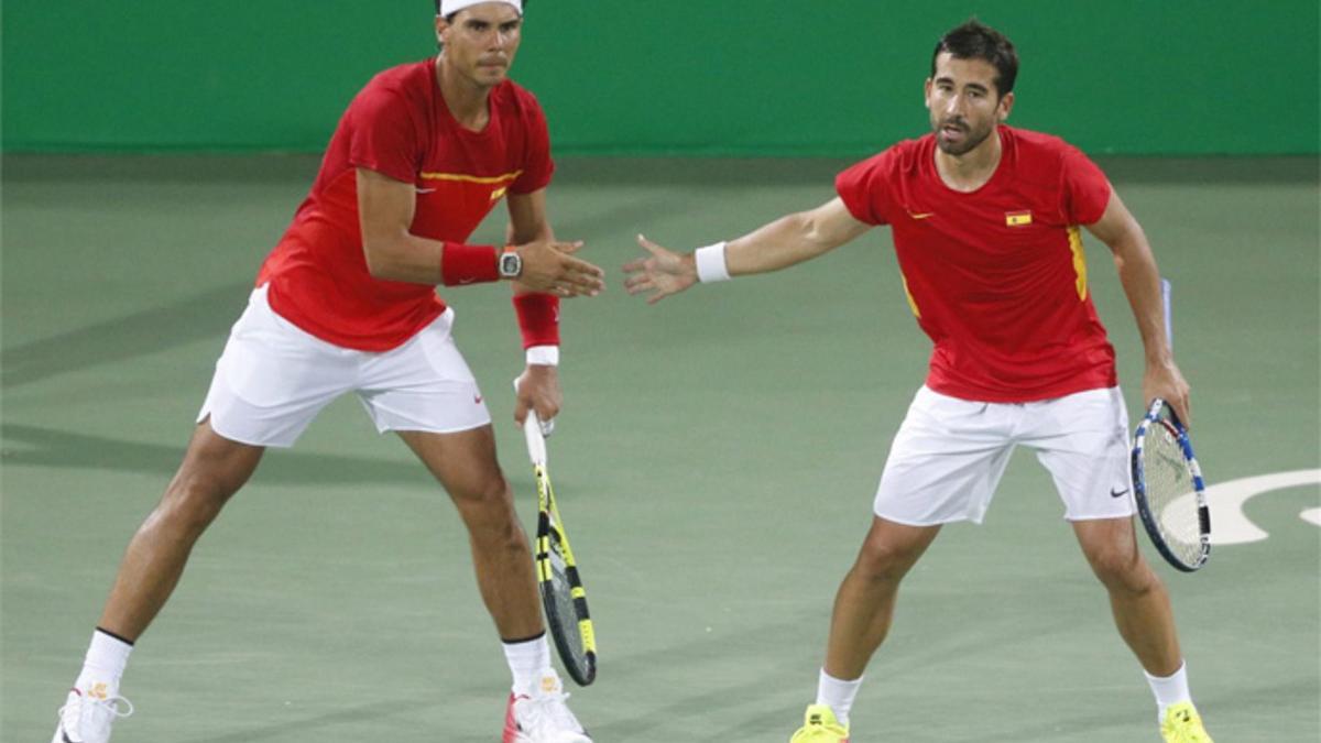 Rafa Nadal y Marc López. Horario y dónde ver la final de dobles tenis