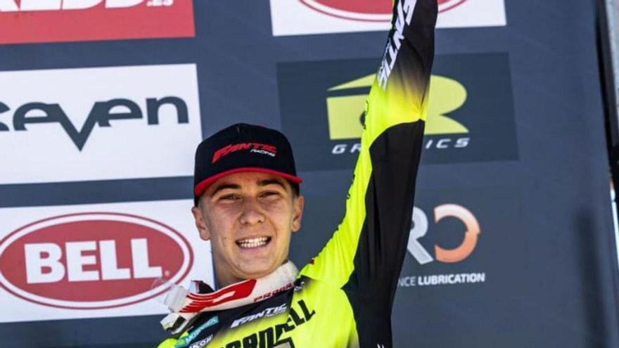 El ibicenco Elías Escandell, nuevo campeón de España de motocross en MX125