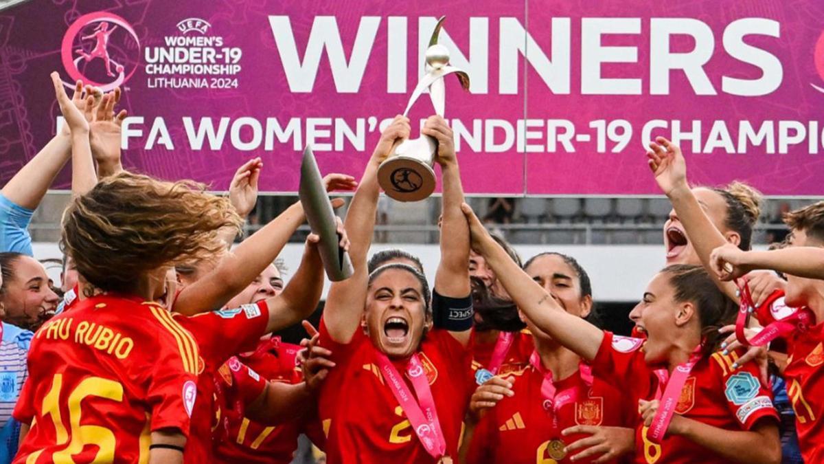 ¡La selección española sub-19, campeona de Europa por tercer año ...