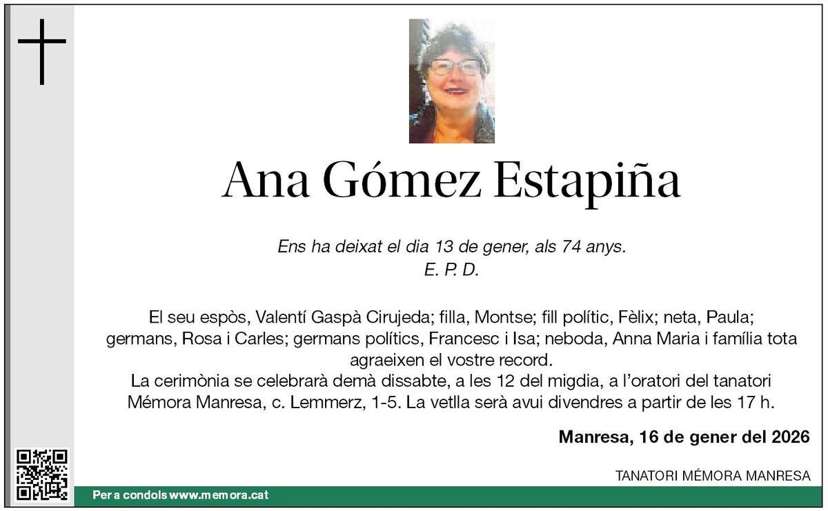 Necrològiques del 16 de gener del 2026