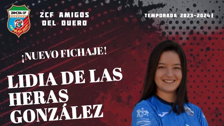 El ZCF Amigos del Duero incorpora a la mediocentro Lidia de las Heras ...