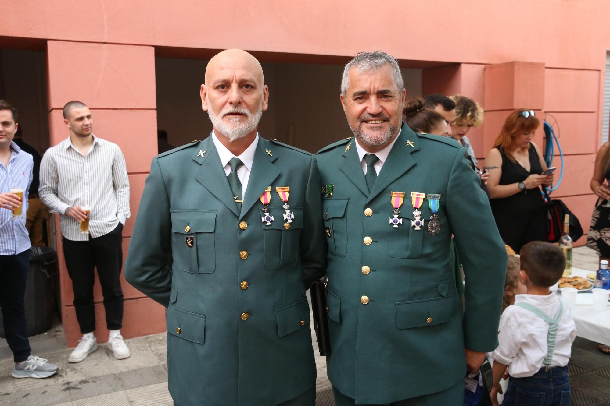 La Guardia Civil celebra a su patrona en Cangas y Moaña