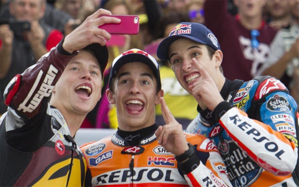 Marc, Tito y Àlex, tres títulos y una sonrisa | motociclismo | sport.e