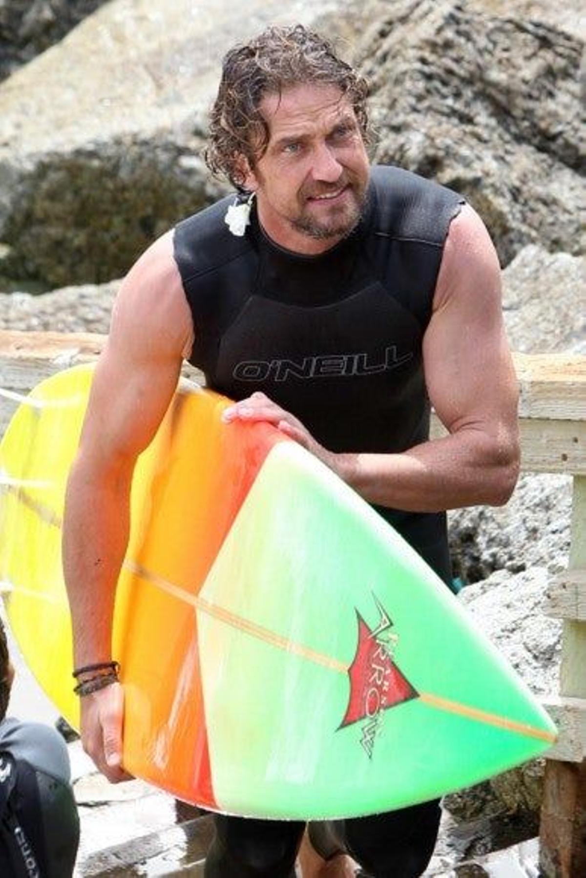 Gerard Butler presume de torso en el rodaje de su nueva peli - Cuore