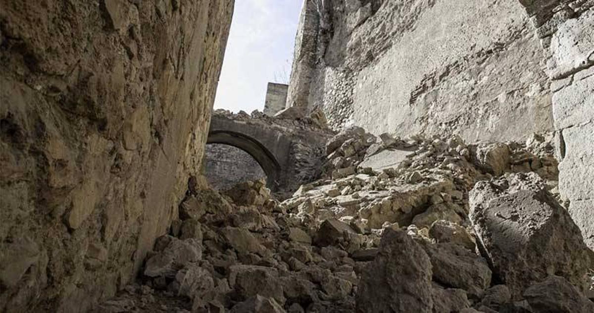 El tramo de muralla derrumbado en Badajoz será rehabilitado este año