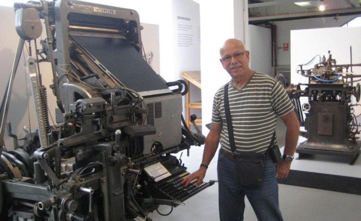 José Ramón Buigues: «La linotipia facilitó mucho las labores en las ...