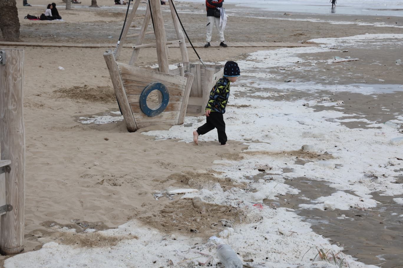 El temporal marítimo afecta al Postiguet