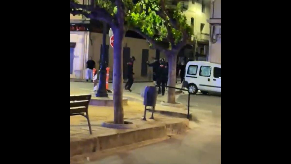 Disturbios en Sant Feliu de Codines