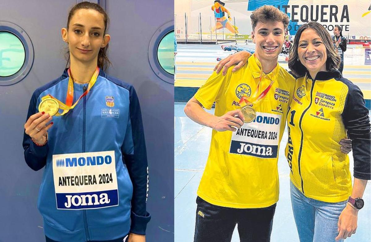 Elena Guiu y Rubén Egea, dos atletas de oro puro