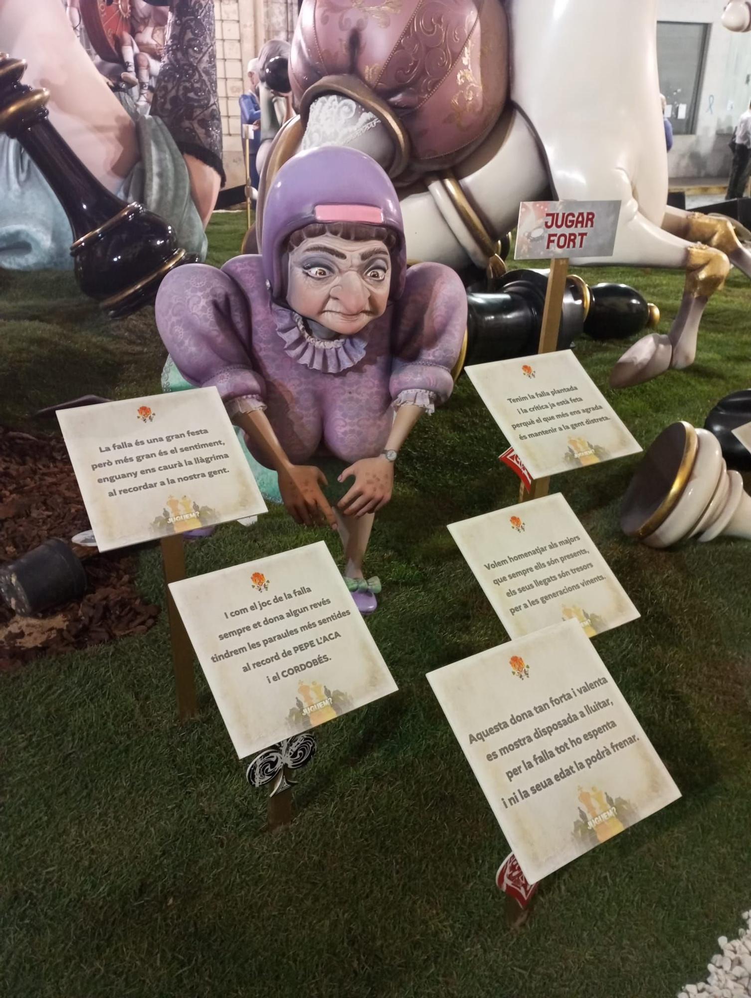 Así es la falla ganadora de Carcaixent