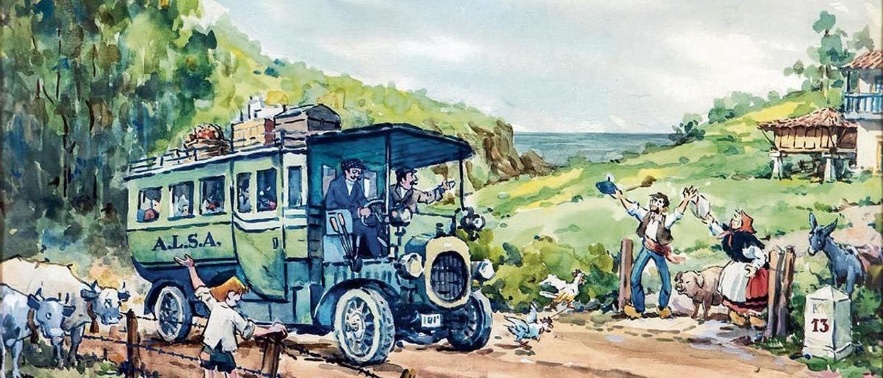 Alsa cumple cien años: el gigante del transporte, en cifras