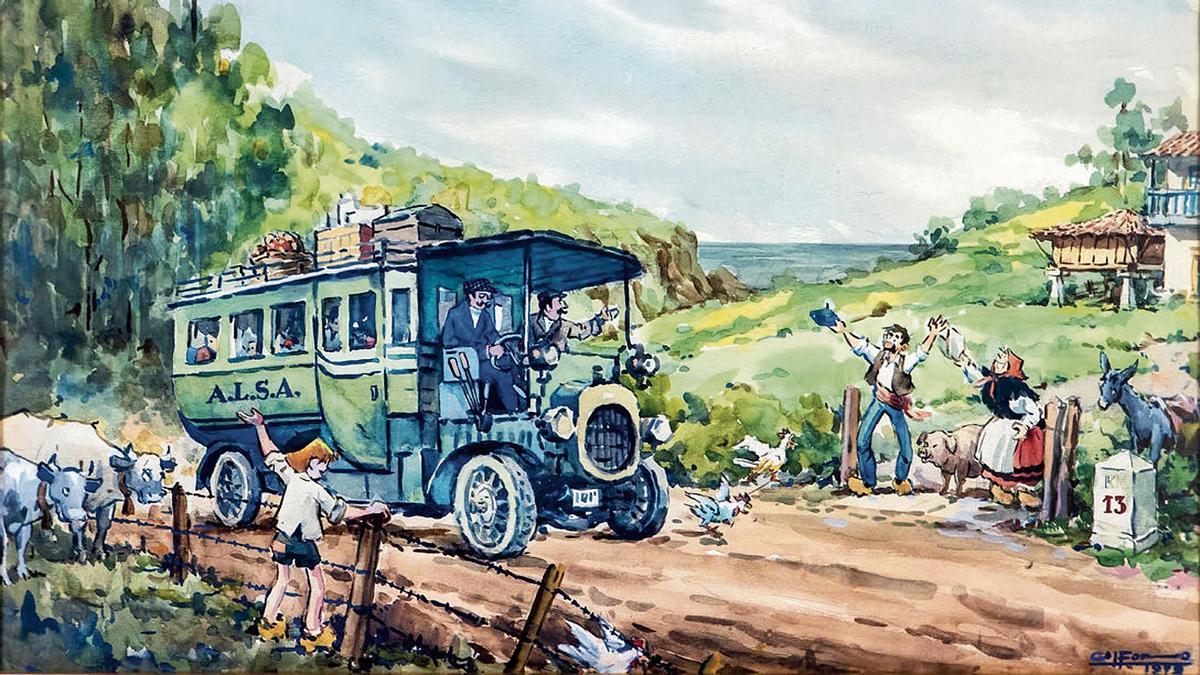Alsa cumple cien años: el gigante del transporte, en cifras