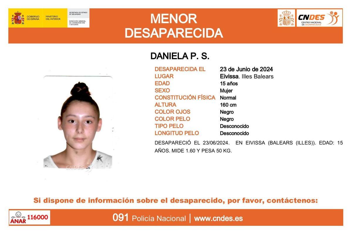 DANIELA DESAPARECIDA IBIZA | Una joven de 15 años de Ibiza lleva medio ...