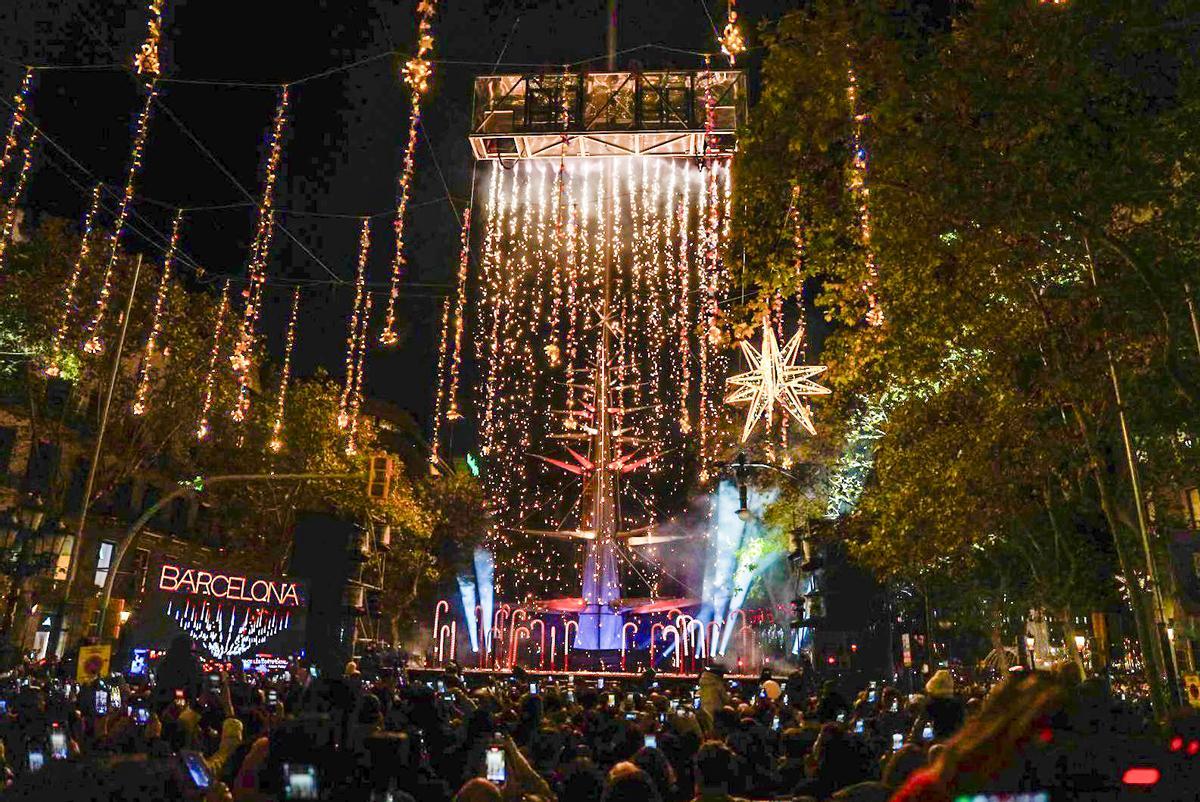 Encendido de las luces de Navidad en Barcelona, hoy en directo: hora ...