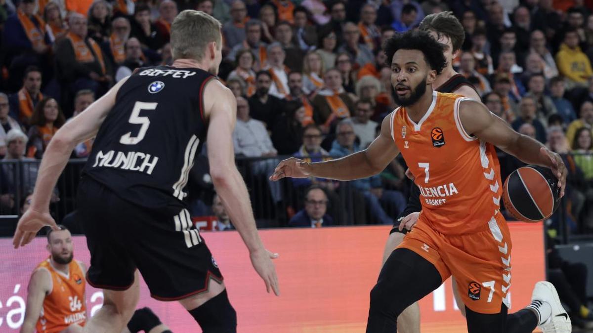 VALENCIA BASKET: Parte médico de la lesión y tiempo de baja de Braxton Key