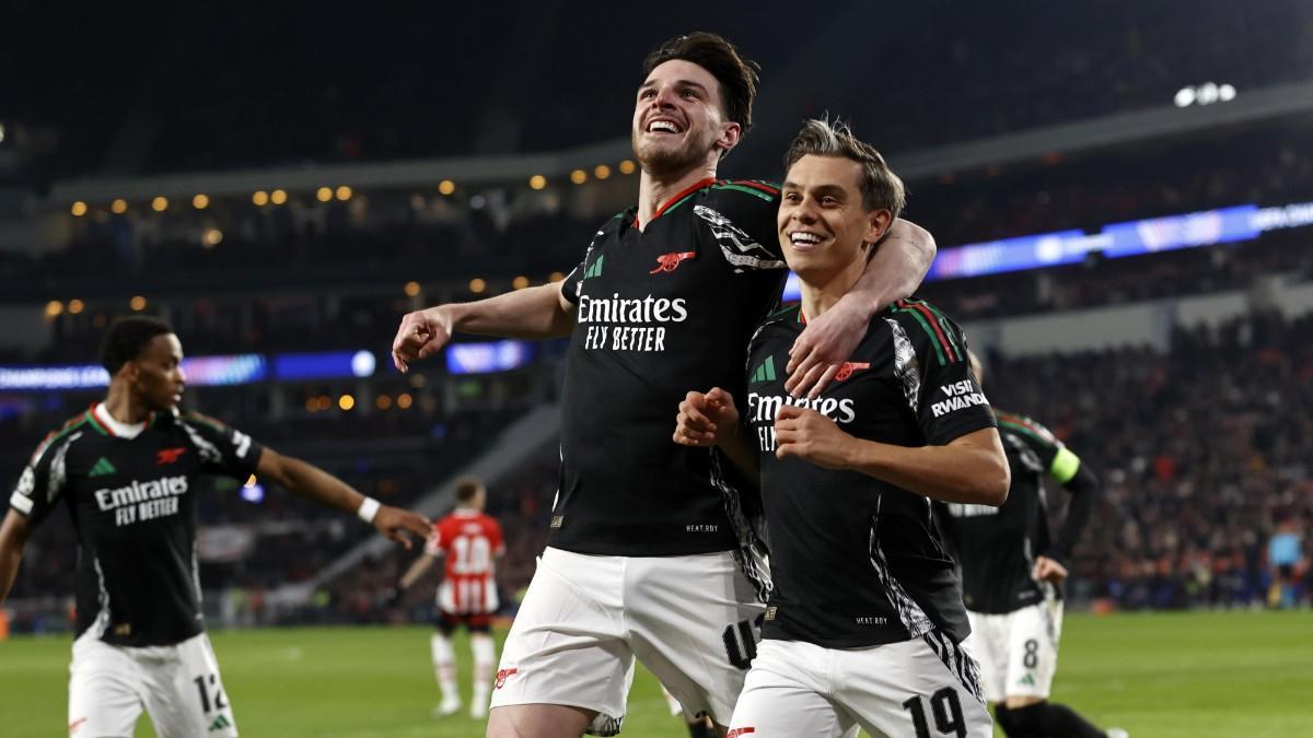 Champions | Declan Rice, tras el 1-7 del Arsenal: "Todavía no está todo ...