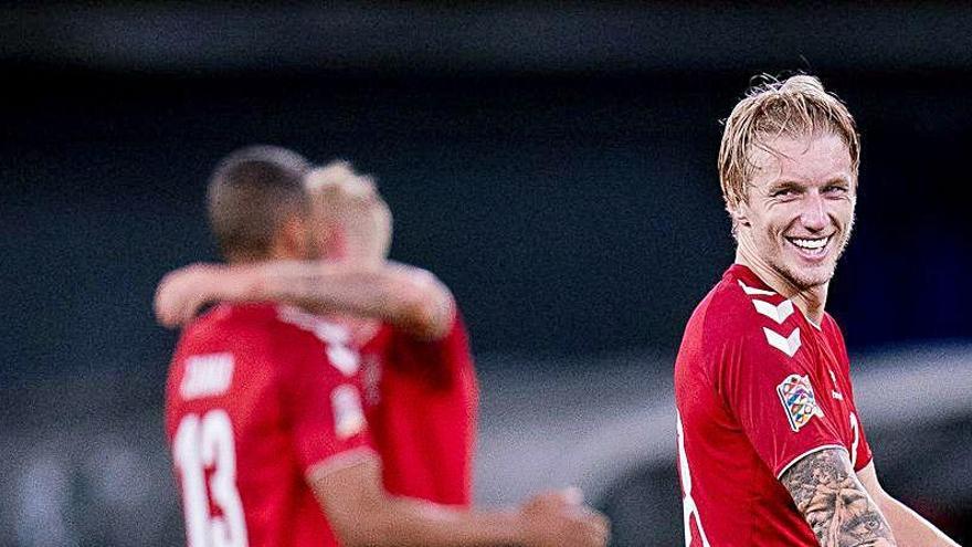 DANIEL WASS: el jugador del Valencia se asienta como titular con Dinamarca