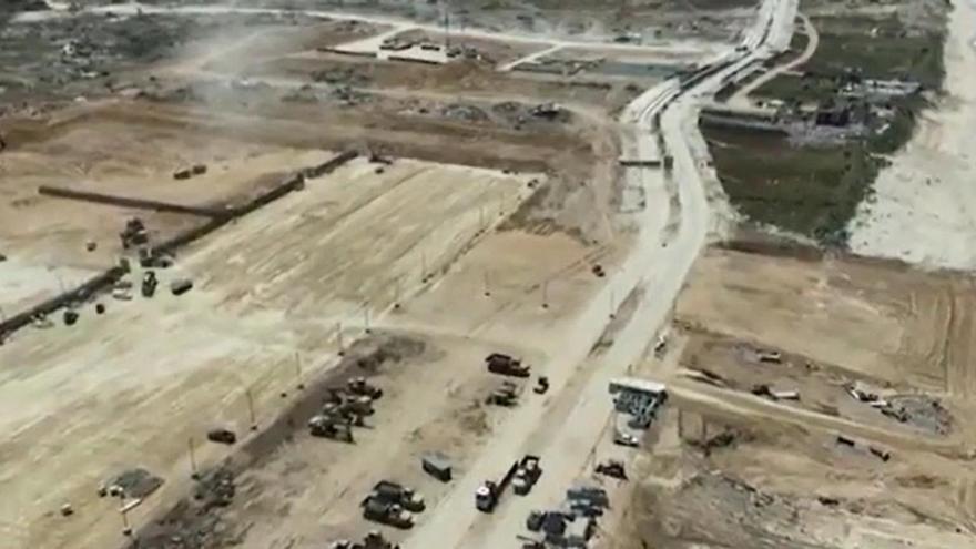 Israel muestra la construcción de un muelle en Gaza que permita la ...