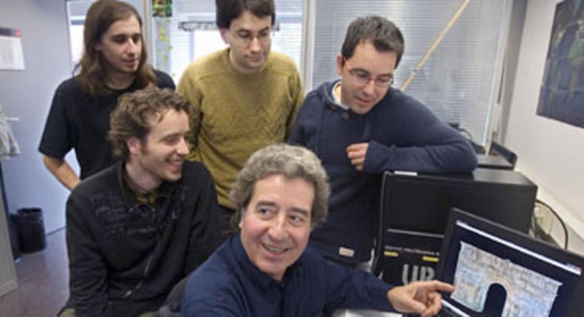 La UPC reproduce el pórtico de Ripoll en tres dimensiones - El Periódico