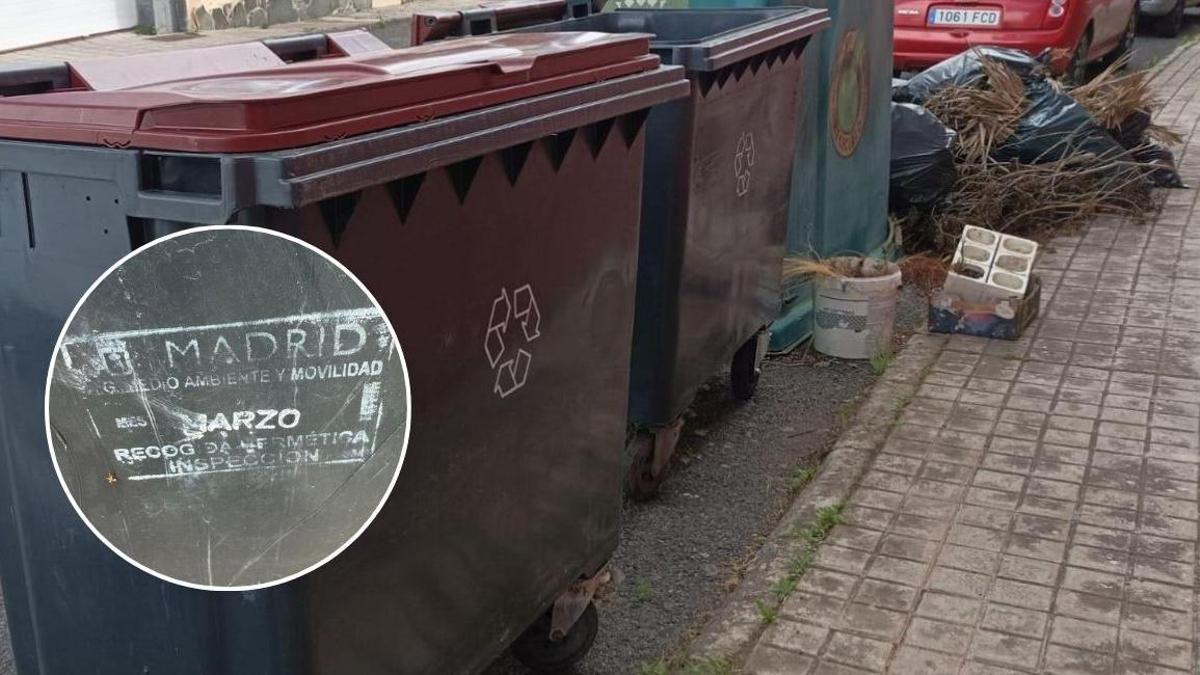 Contenedores de basura de Madrid aparecen en Las Palmas de Gran Canaria ...