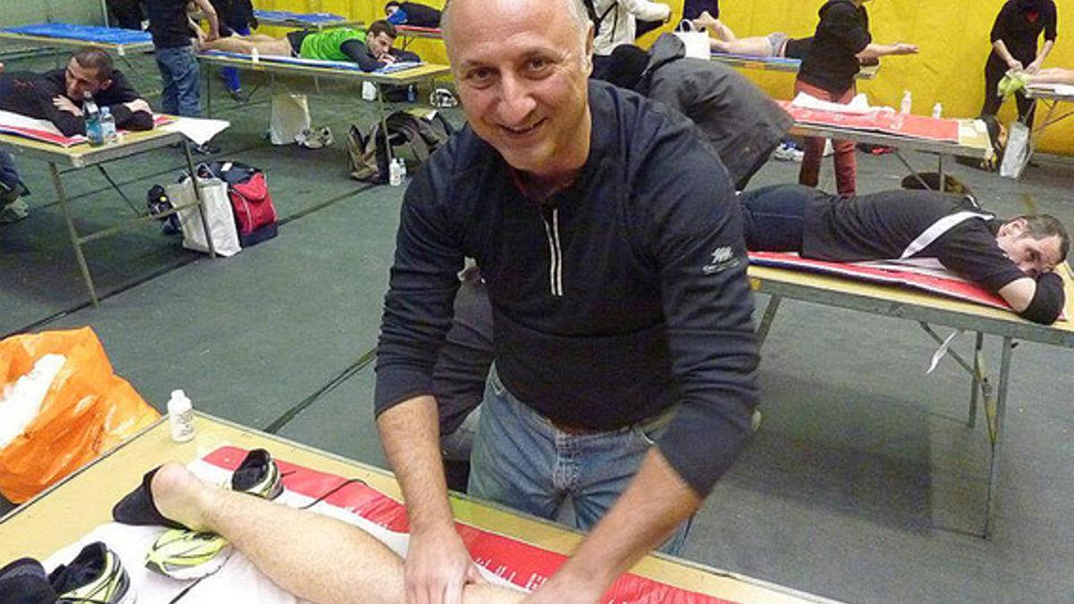 Xavier Morell, manos a la obra