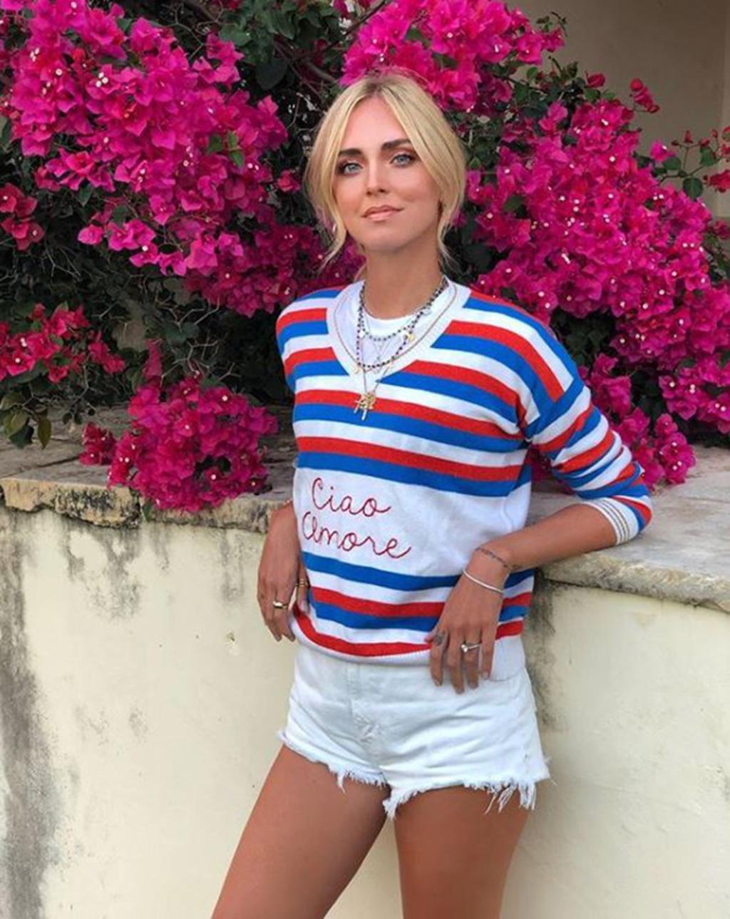 Así es la foto de Chiara Ferragni de niña y con una de sus hermanas que ...