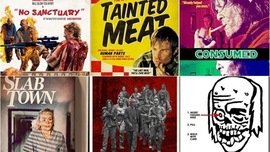 Pósters retro de los últimos episodios de 'The Walking Dead'