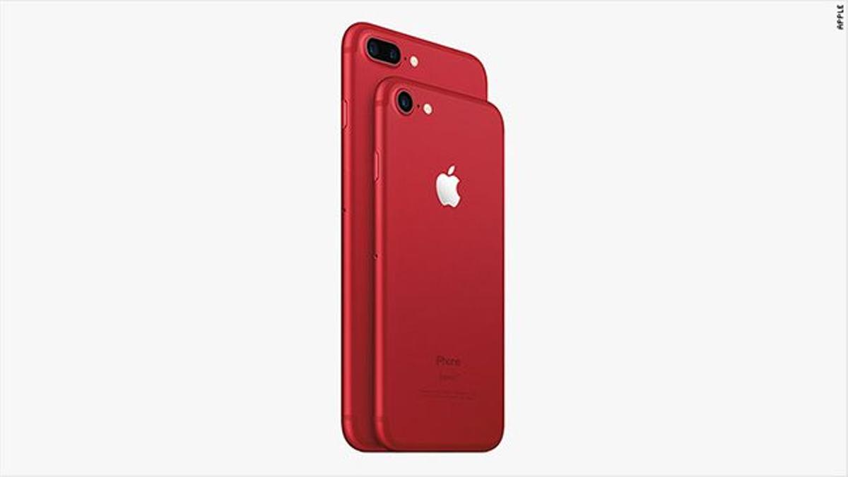 Apple viste el iPhone 7 del color de moda; el rojo - Woman