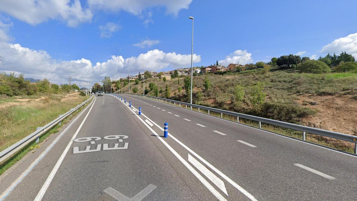 Un ferit en un accident a la C-16 a Berga