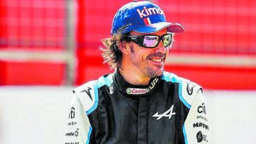 Alonso vuelve a sentirse en casa