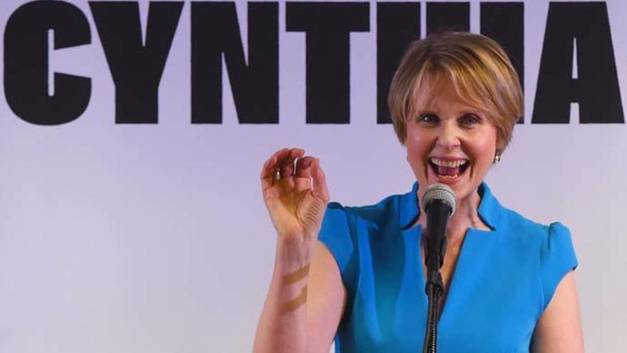 Cynthia Nixon responde con ironía a las críticas por su paso a la política