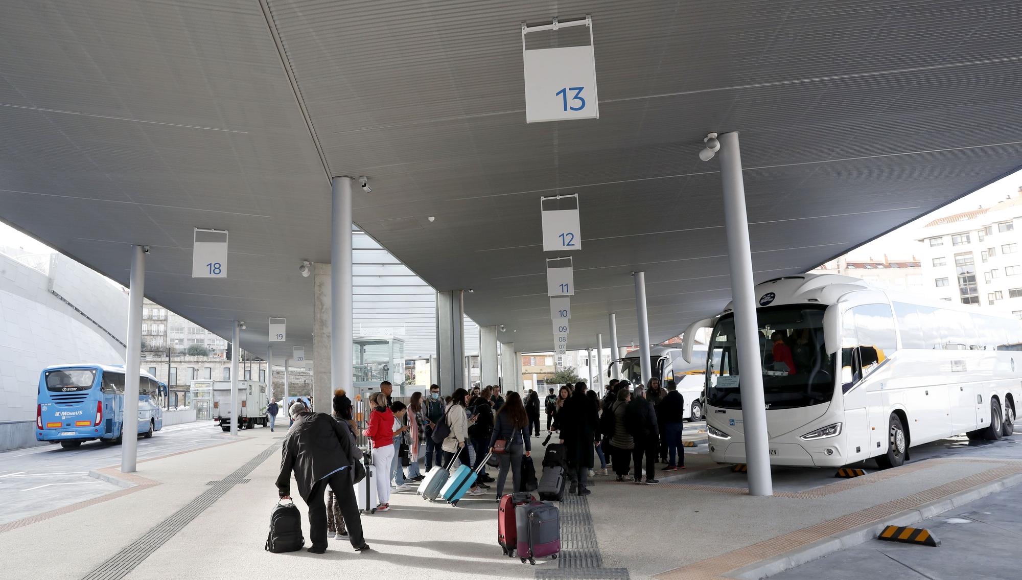 Vigo estrena la nueva estación de buses en Urzáiz