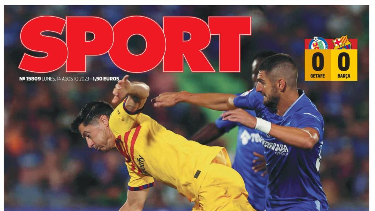 Esta Es La Portada De SPORT De Hoy Lunes 14 De Agosto esta-es-la-portada-de-sport-de-hoy-lunes-14-de-agosto