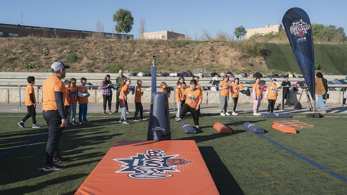 Flag Football, Chicago Bears, entrenamiento en la Ciudad Deportiva del Valencia CF