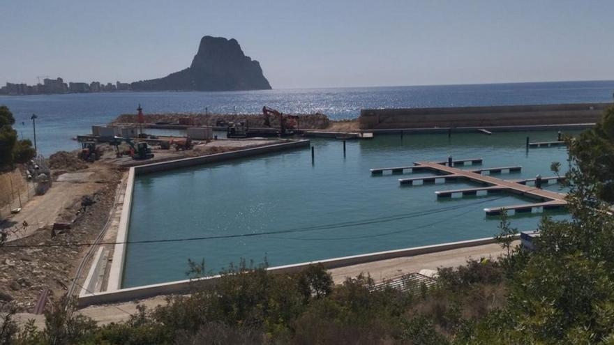 NÁUTICA | Obras a todo trapo en el "nuevo" puerto de Calp
