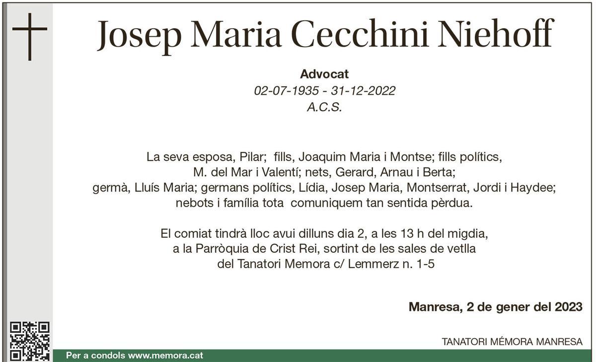 Necrològiques del 2 de gener del 2023