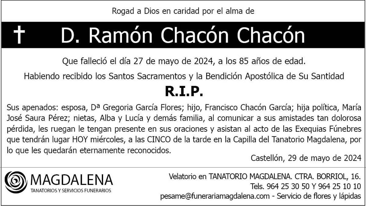 D. Ramón Chacón Chacón