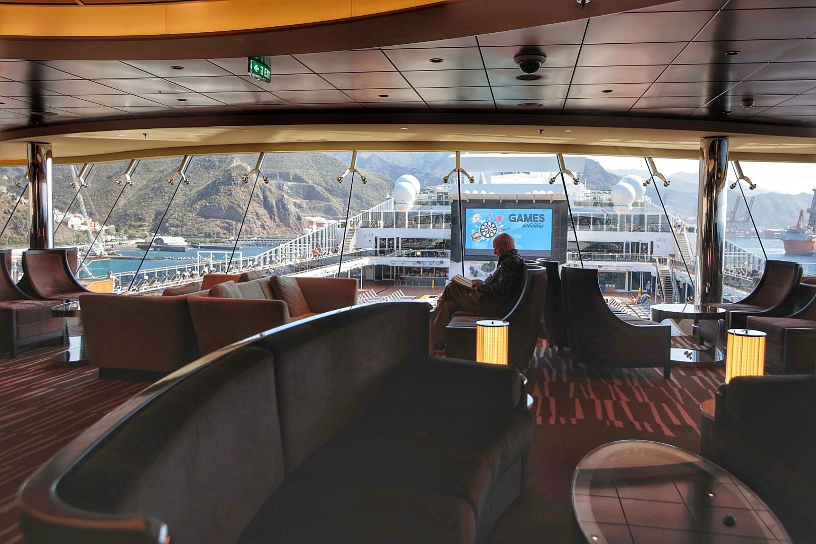 Crucero MSC Victoria en puerto de Santa Cruz de Tenerife
