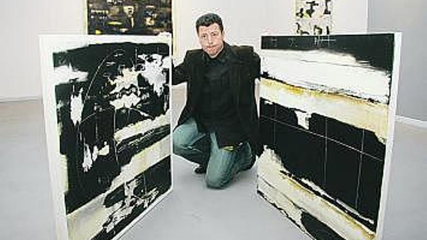 Gil Morán experimenta entre lo pictórico y lo gráfico en la galería ...