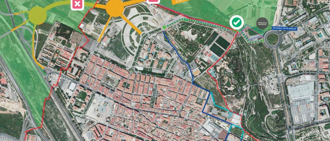 Mislata quiere aprovechar caminos y descampados para que la variante no ...