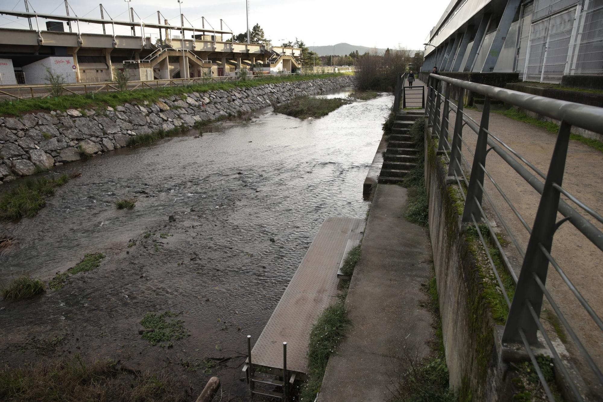 El avance de las obras de renaturalización del río Piles, en imágenes