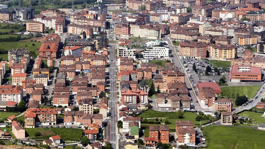 Lugones a vista de pájaro: así se ve la localidad más poblada de Siero ...