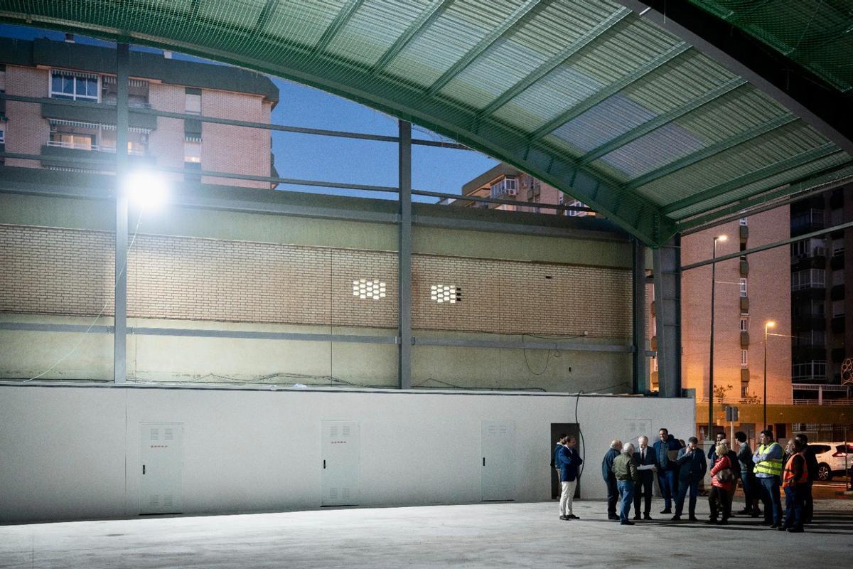 Colegios Málaga | Las pistas deportivas de Valle Inclán, al 80% de ...