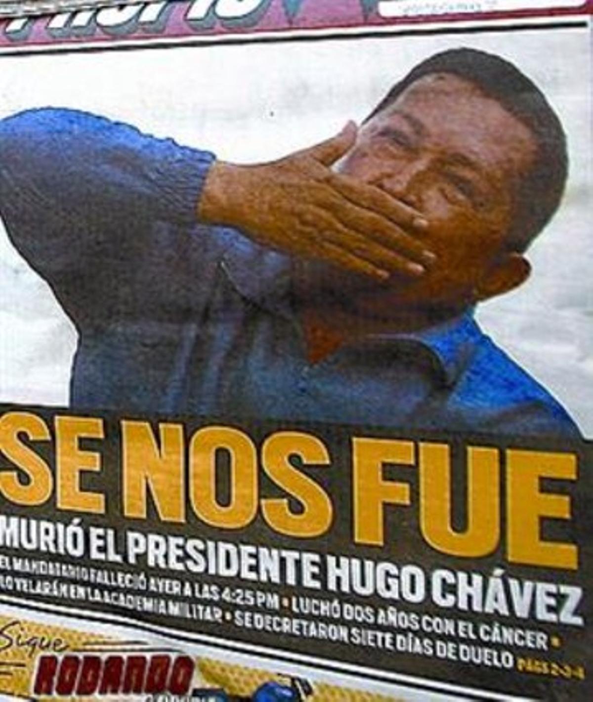 La prensa venezolana, poco indulgente - El Periódico